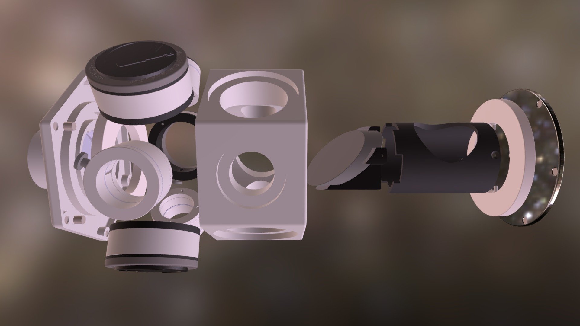 Exploded Turret - 3D model by trekimann [a10d0b1] - Sketchfab