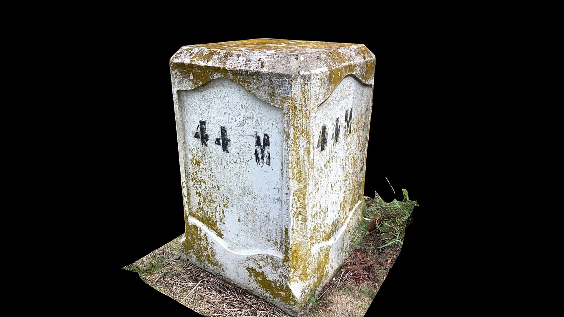 Borne repère de nivellement 44M - Download Free 3D model by clwacker [a10f6d6] - Sketchfab