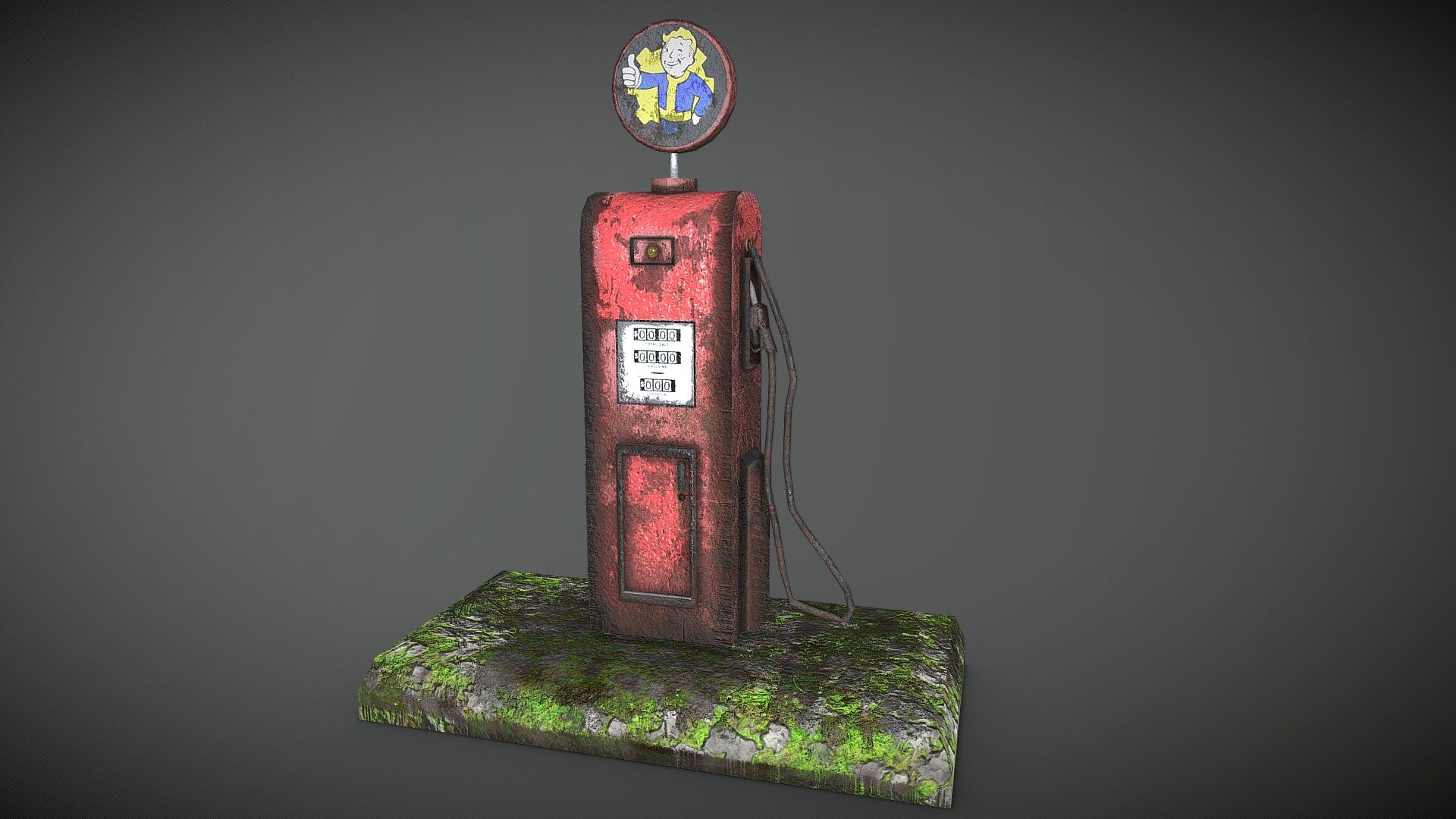 Fallout Gas pump - 3D model by Alisha (@AlishaBegum) [a111489] - Sketchfab