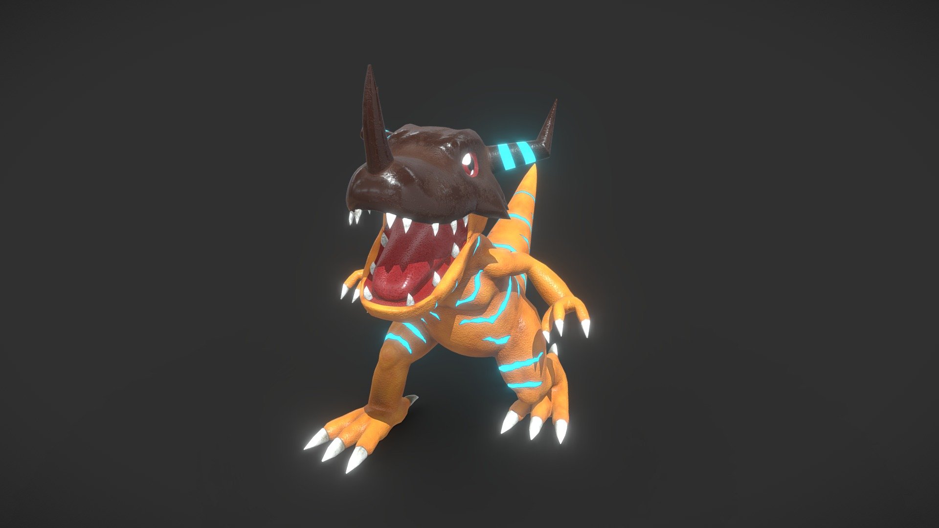 DIGIMON GREYMON modeling - 3D model by jei_five (@jeifive) [a111994 ...