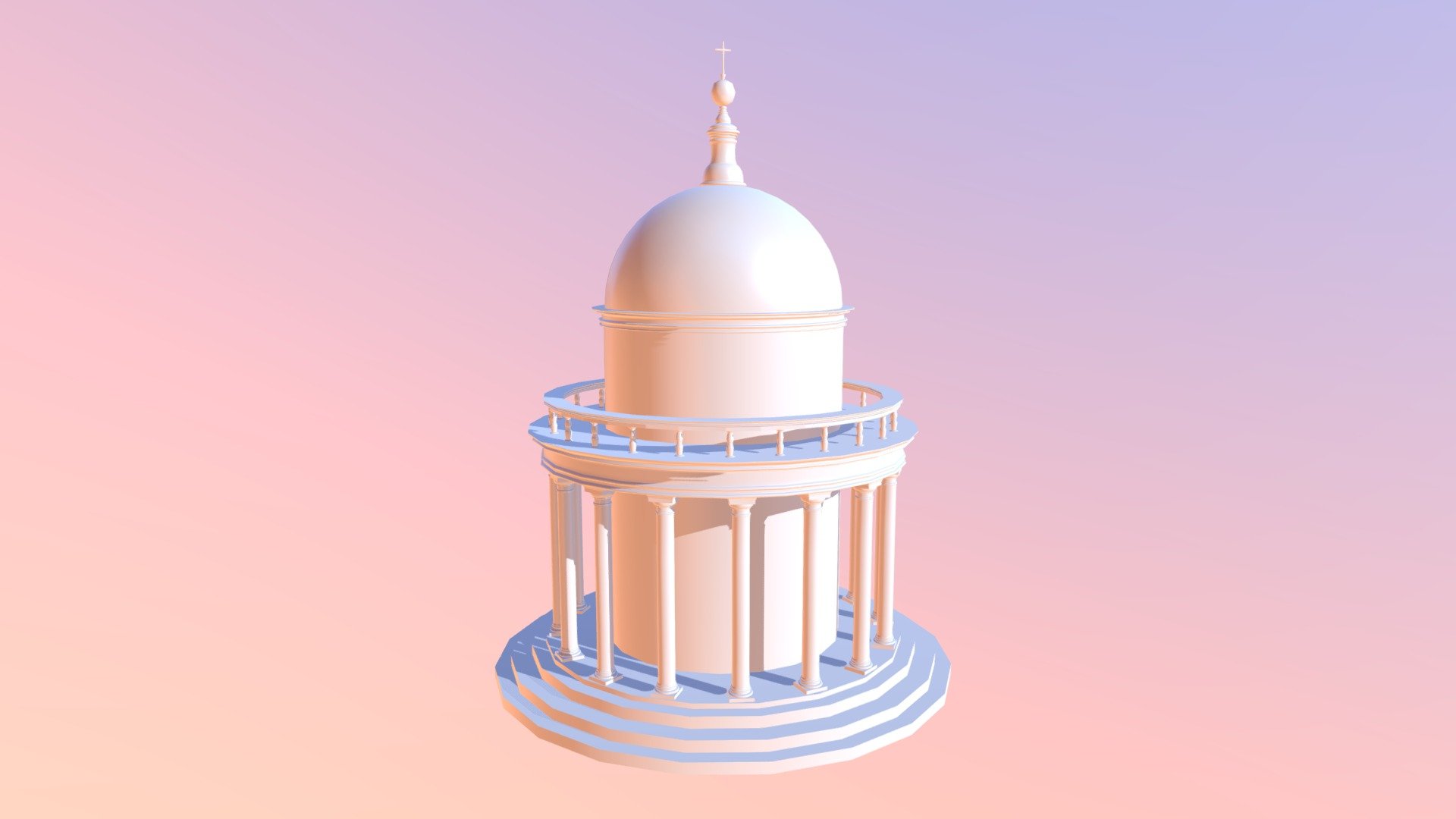 Doric Pillar - 3D model by Hannah Kim (@kim3097) [a1136ef] - Sketchfab