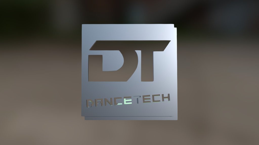 Dance Tech Logo - 3D model by Will Chen (@WillChen) [a114a0d] - Sketchfab