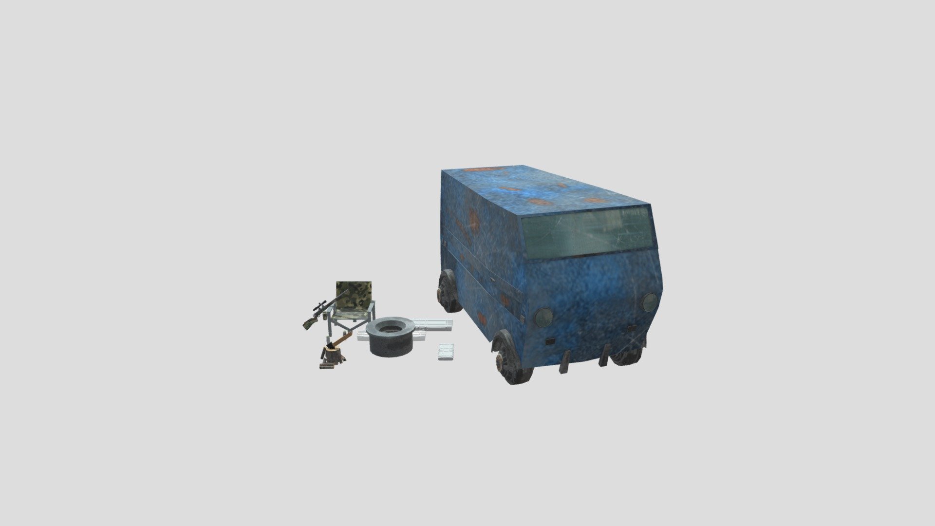 Updated Scene 5 probs forest loner - Download Free 3D model by ...