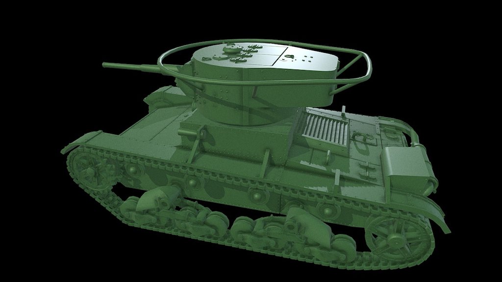 T-26 (1935) Soviet light tank - 3D model by ngauge.es [a116860] - Sketchfab