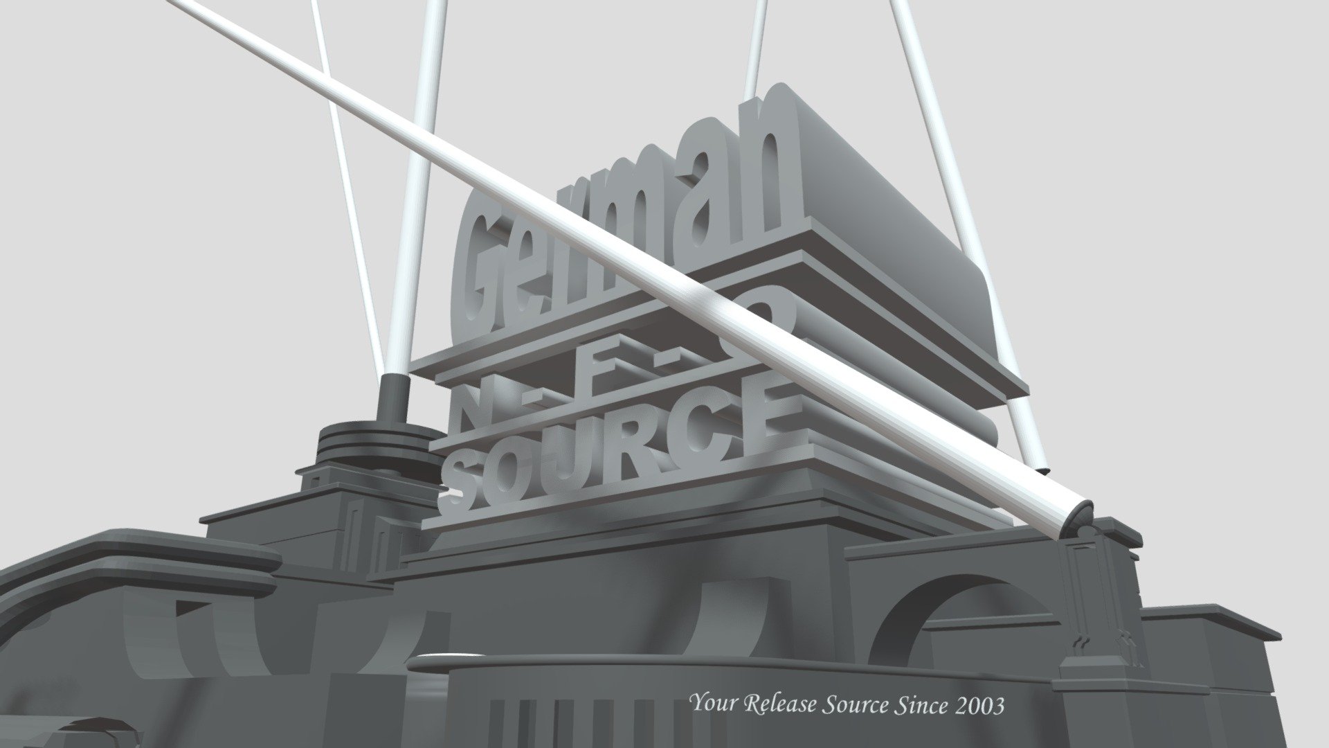 German NFO Source TCF Style Logo Remake - Download Free 3D model by ...