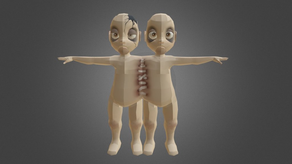 Twin_Model - 3D model by CollyWobblies [a117fbc] - Sketchfab
