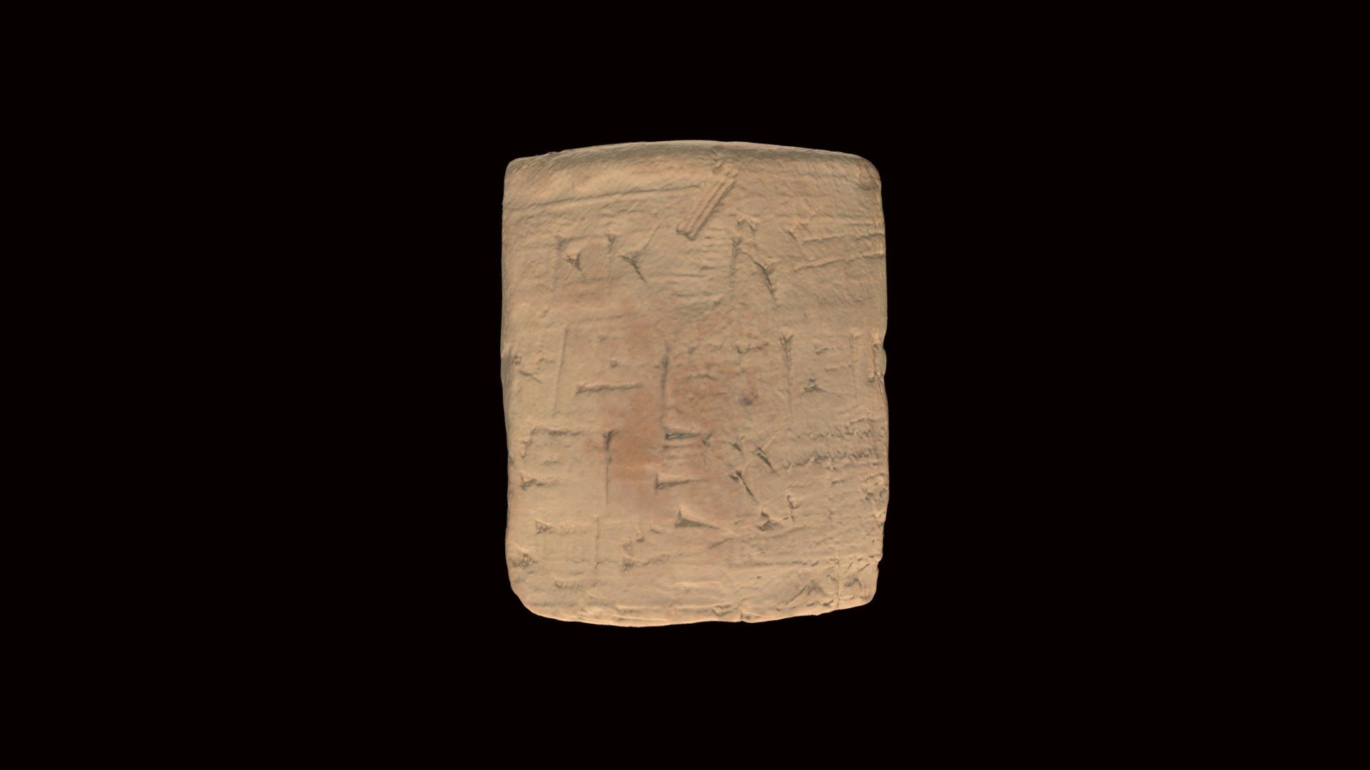 Cuneiform Tablet HMANE1899.2.187 - 3D model by Harvard Museum of the ...