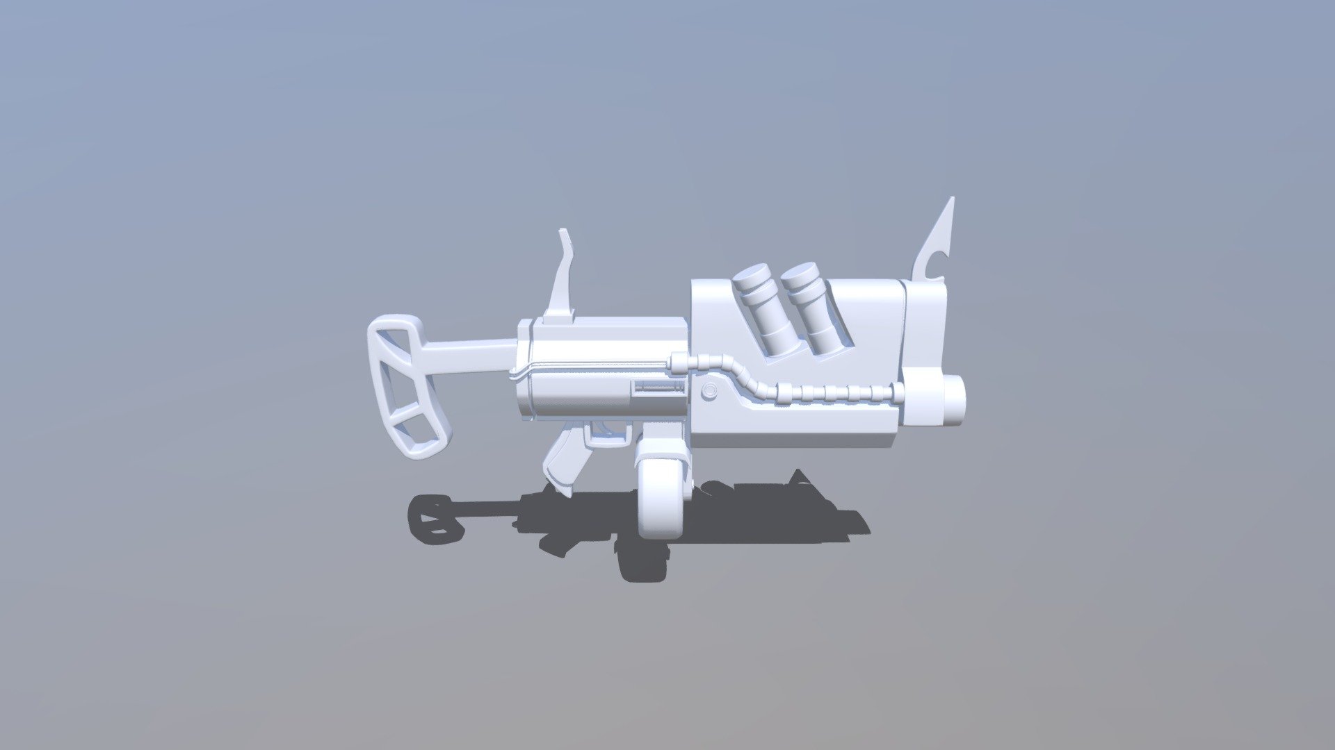 Stylized Gun - 3D model by RookieWookie [a119892] - Sketchfab