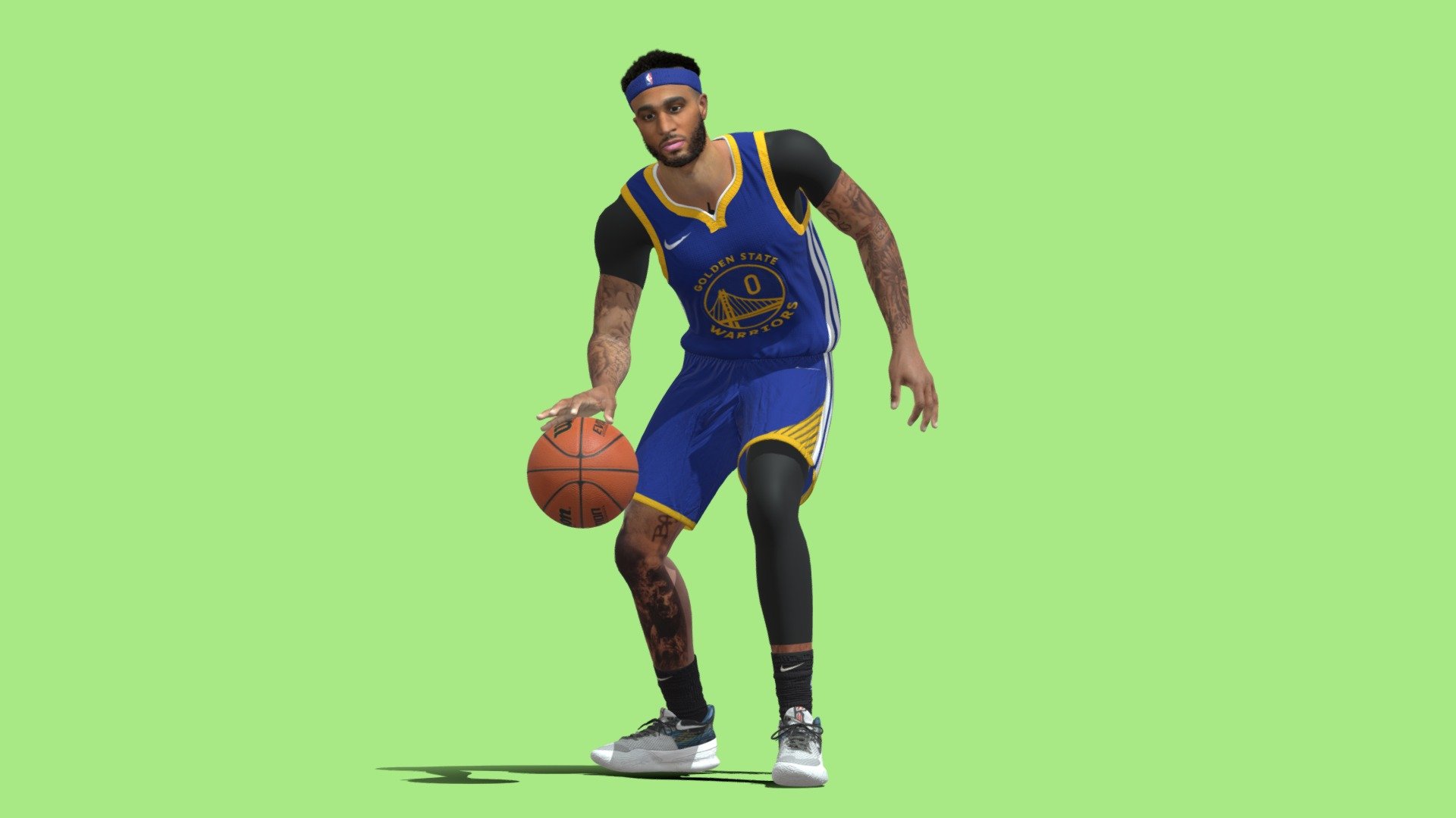 3D Gary Payton II Golden State Warriors NBA - 3D model by NBA ...