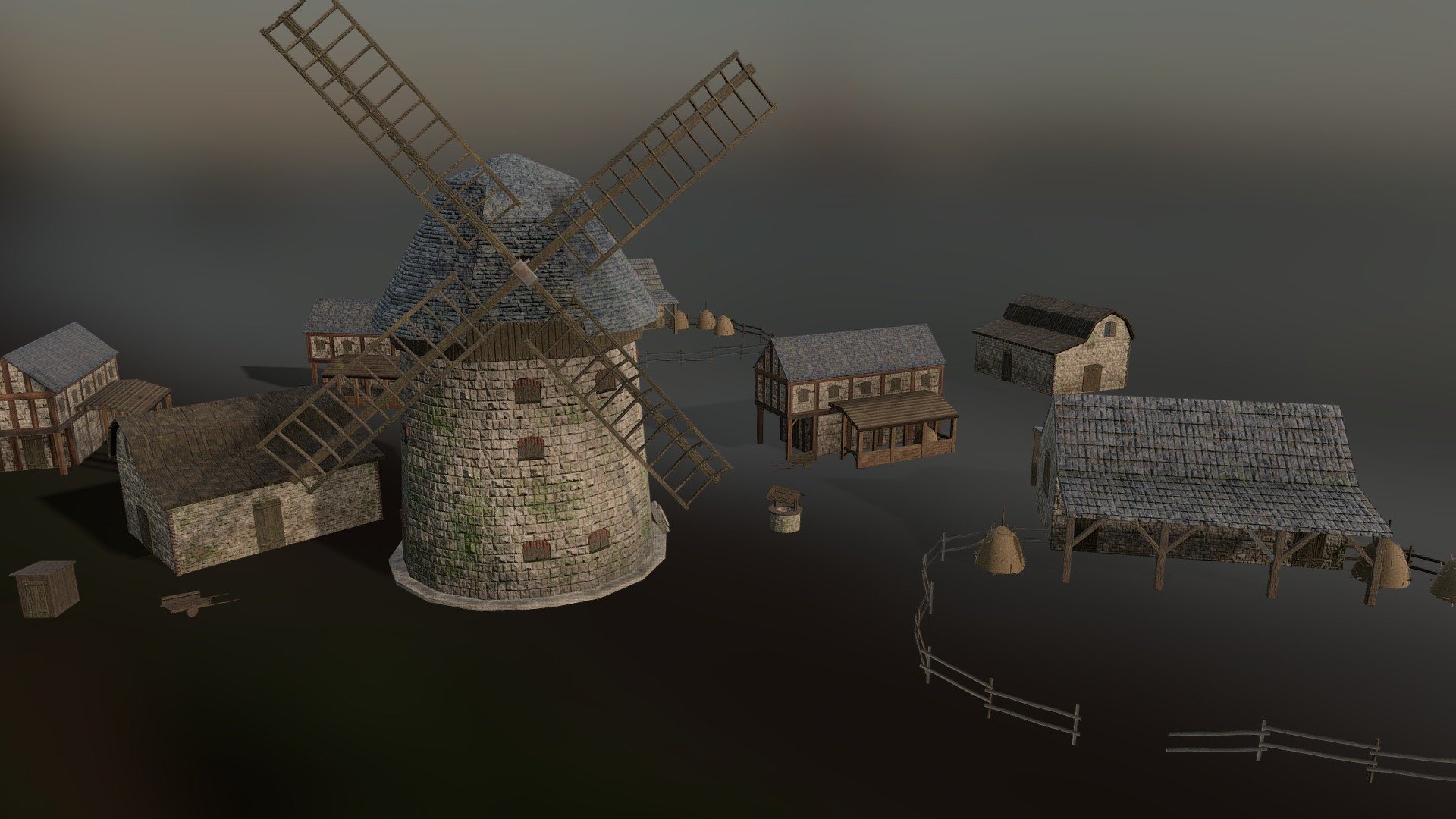 Medieval / Fantasy Countryside Assets - Buy Royalty Free 3D model by ...