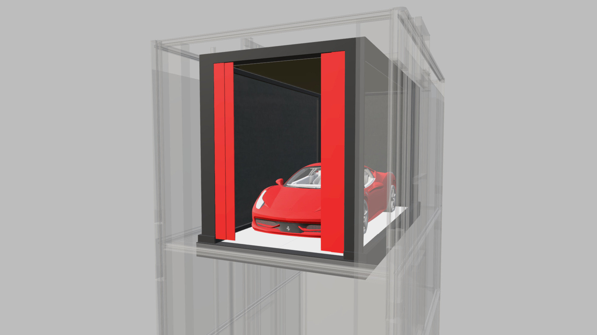 Car Elevator Wall (Arianna - Wenge) - 3D model by kairoselevator ...