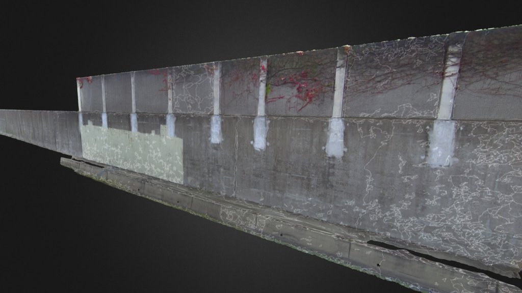 Large road wall - 3D Scan - 3D model by Eve Bat Studios (@EveBatStudios ...