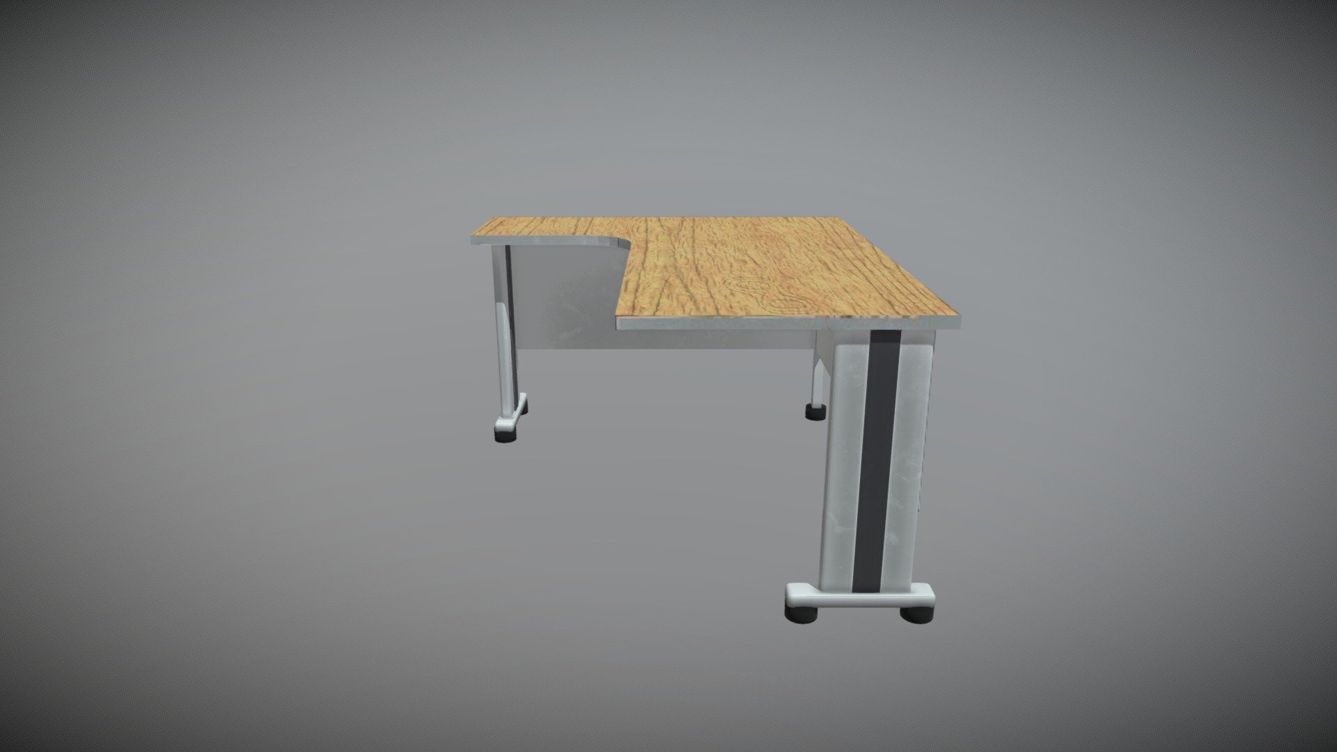 Office L- Desk - Download Free 3D model by IceCreamPie [a11d115 ...