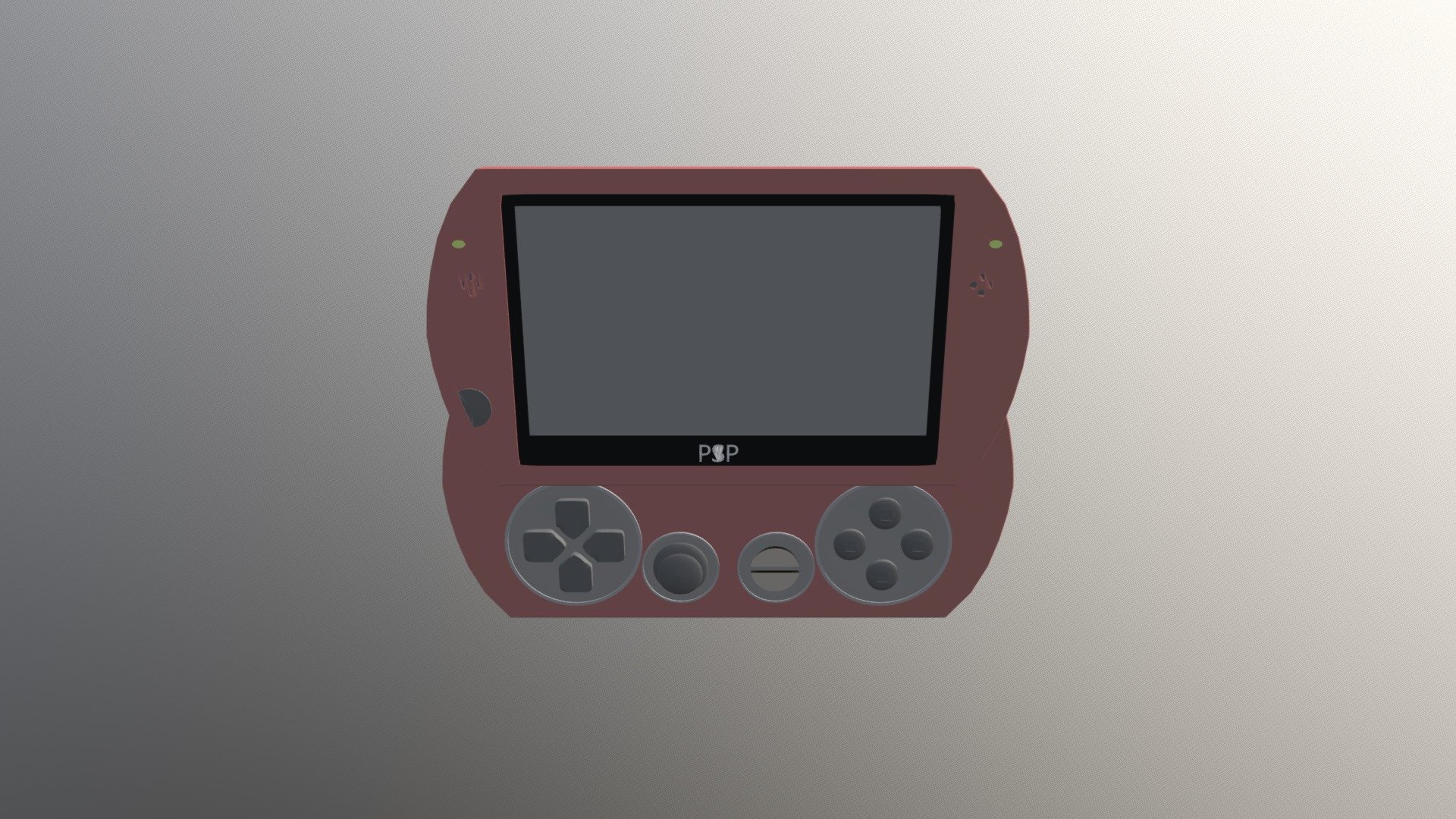 PSP Go - 3D model by CesarVargas [a11e7ed] - Sketchfab