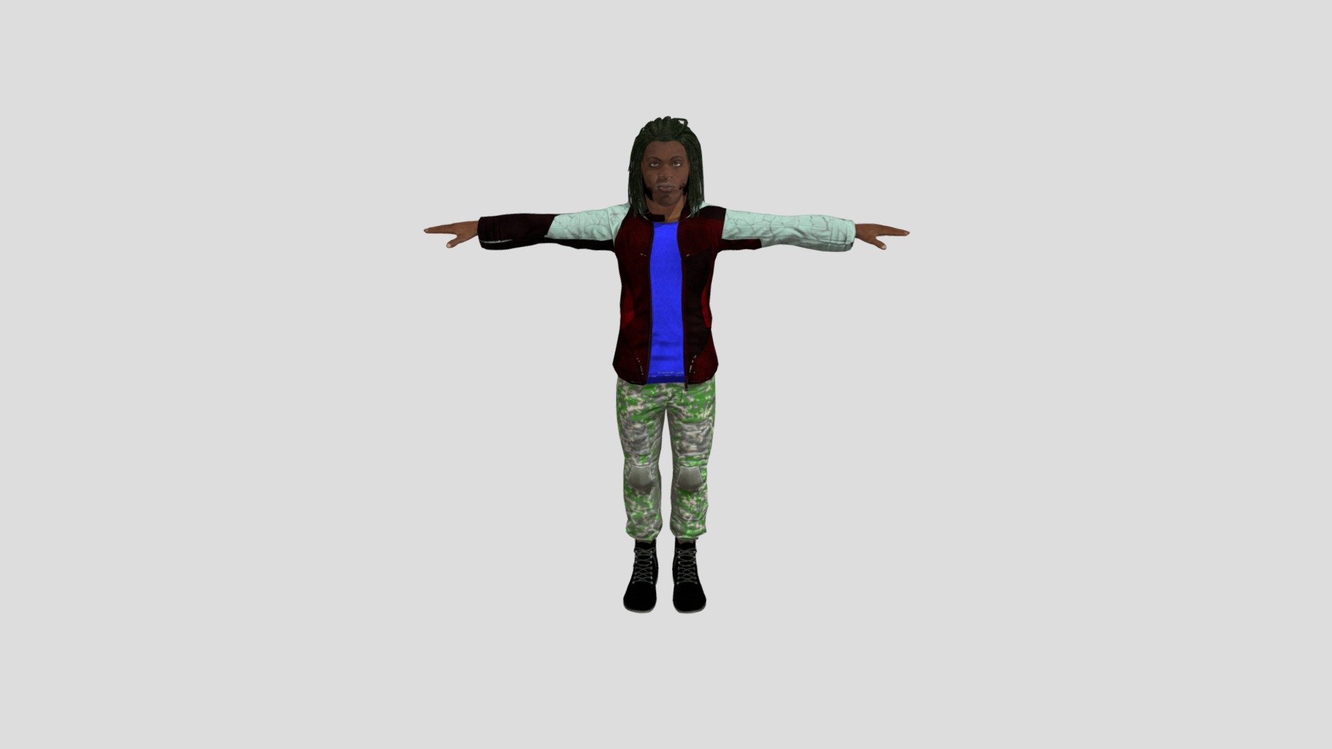 Russ(greyHM02, Human Male Model) - Download Free 3D model by ...