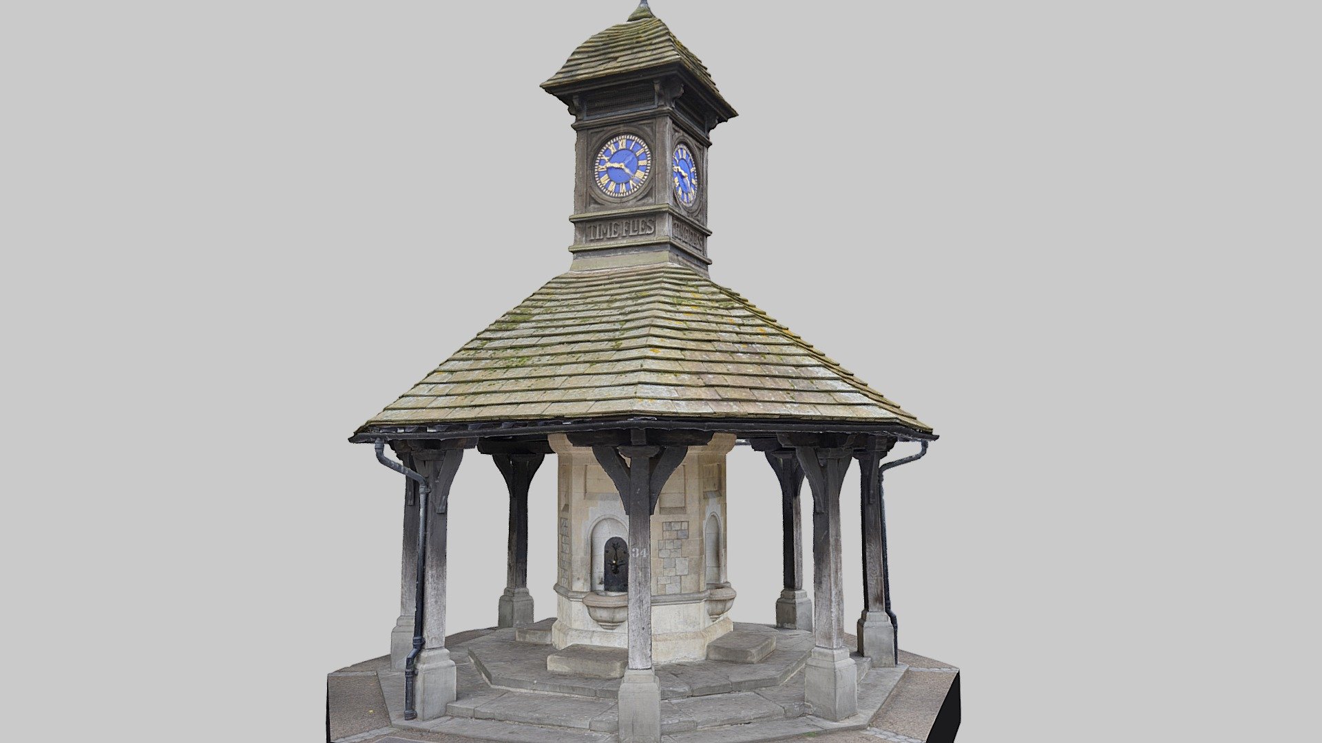 Time Flies Drinking Fountain - Download Free 3D model by artfletch ...