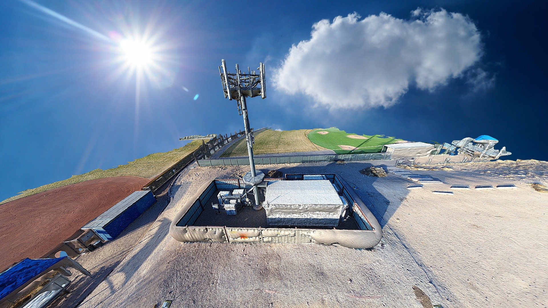 Cell Tower Mapping Simplified 3d Mesh FBX - 3D model by Drone U (@droneU) [a122a1b] - Sketchfab