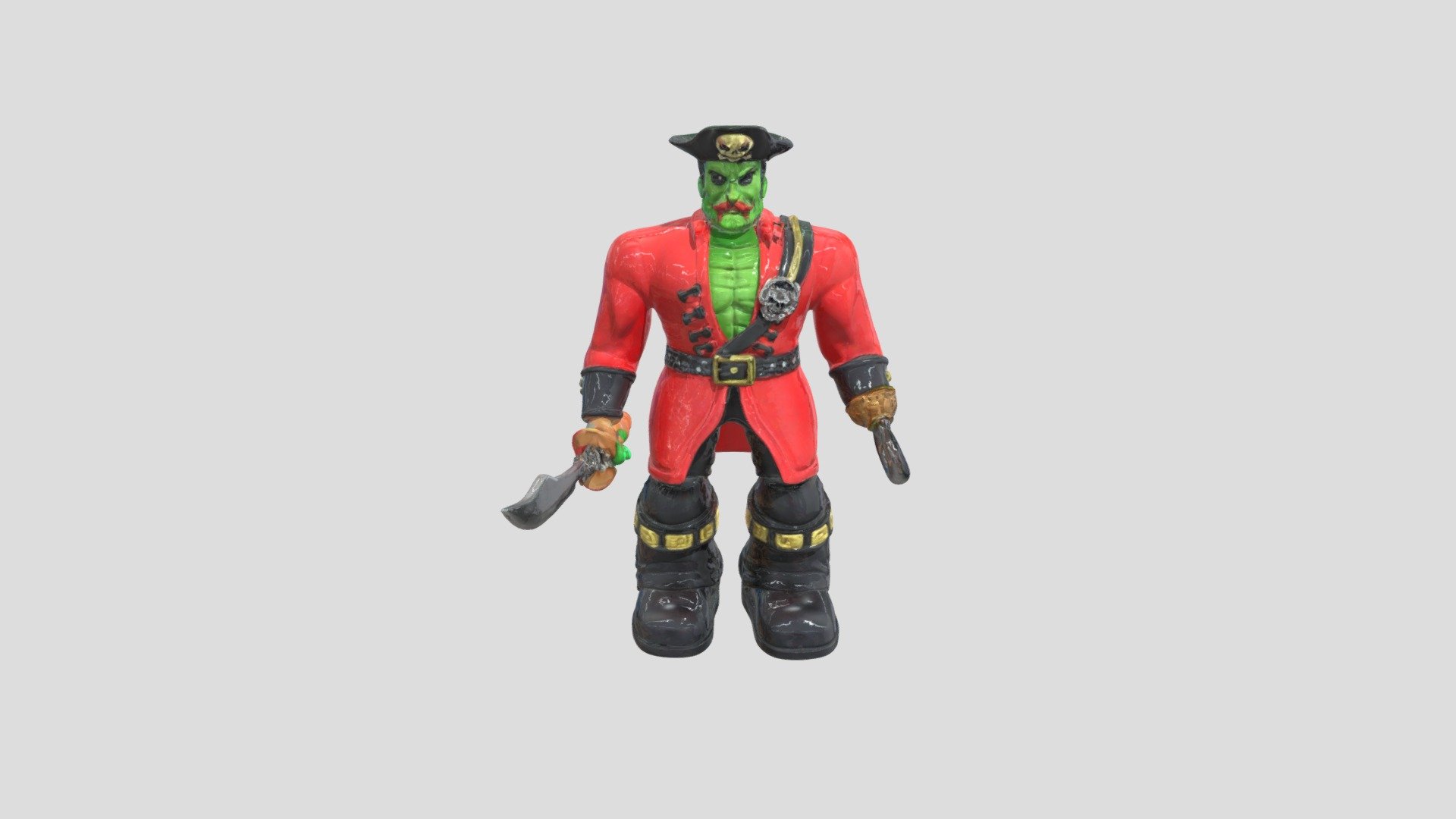 Captain Green - 3D model by iatomo [a125a55] - Sketchfab