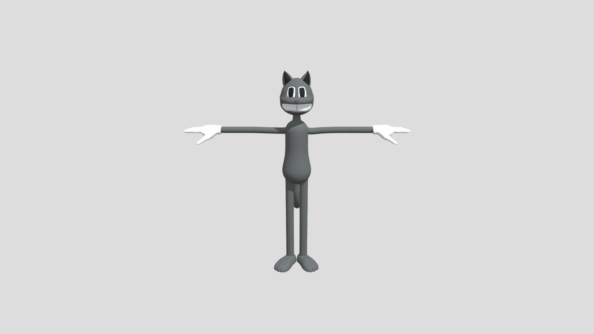 cartoon-cat@Fist Fight A - 3D model by Horror BigGameRR Green Screens ...