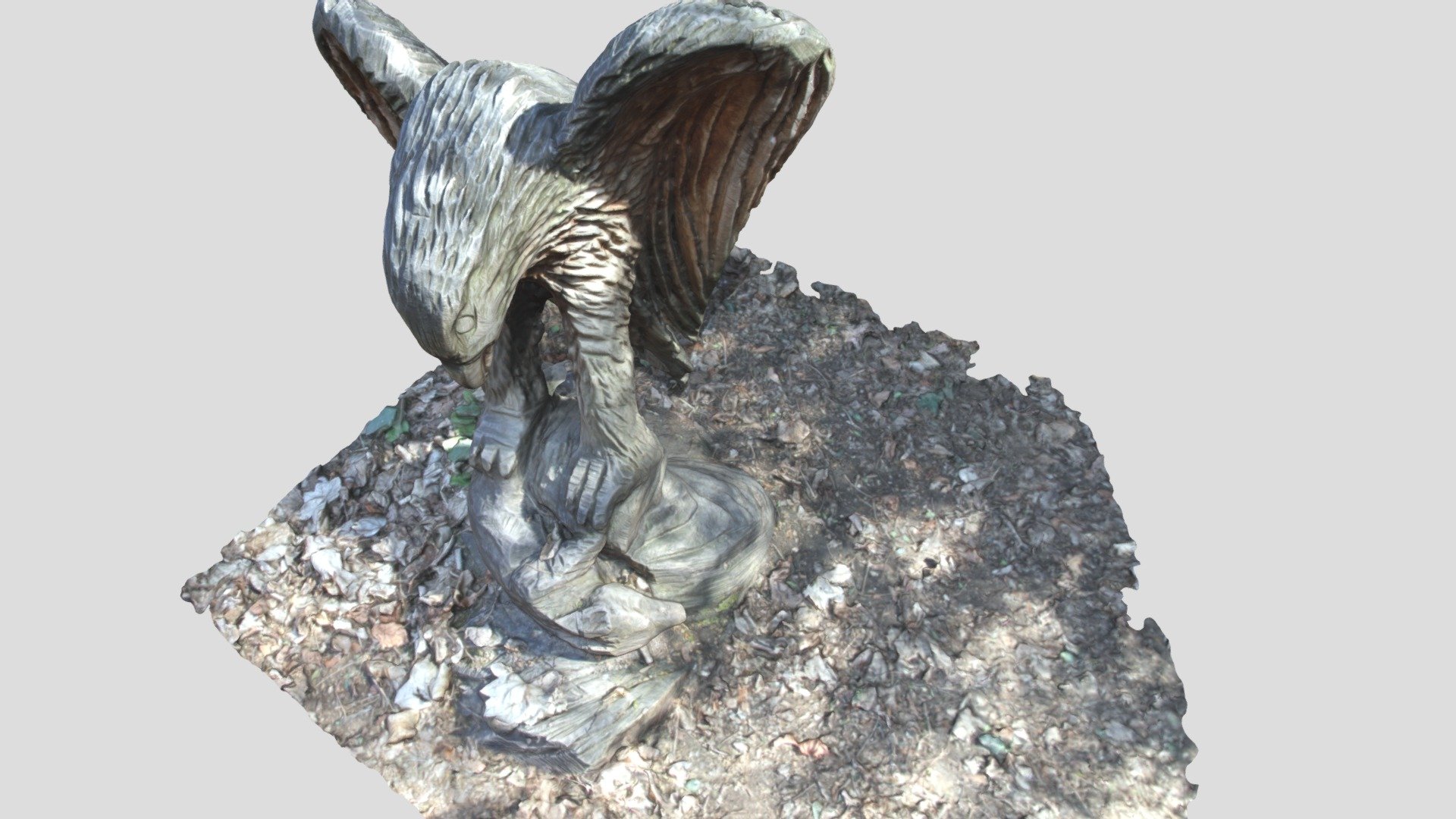 Example_eagle_statue_simplified_3d_mesh - Download Free 3D model by ...