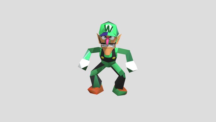 Waluigi 3D models - Sketchfab