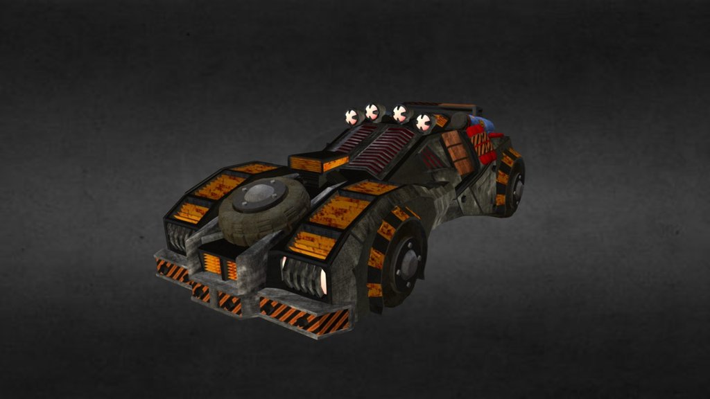 Marauder Racer - 3D model by Conor Luskin (@cluskin) [a127dac] - Sketchfab