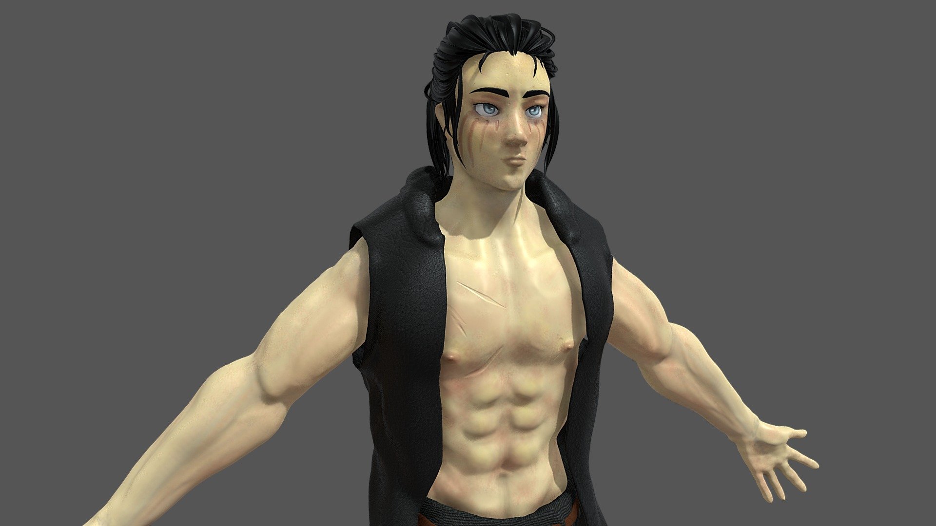 Eren Jaeger - 3D model by mariavllr [a12c853] - Sketchfab
