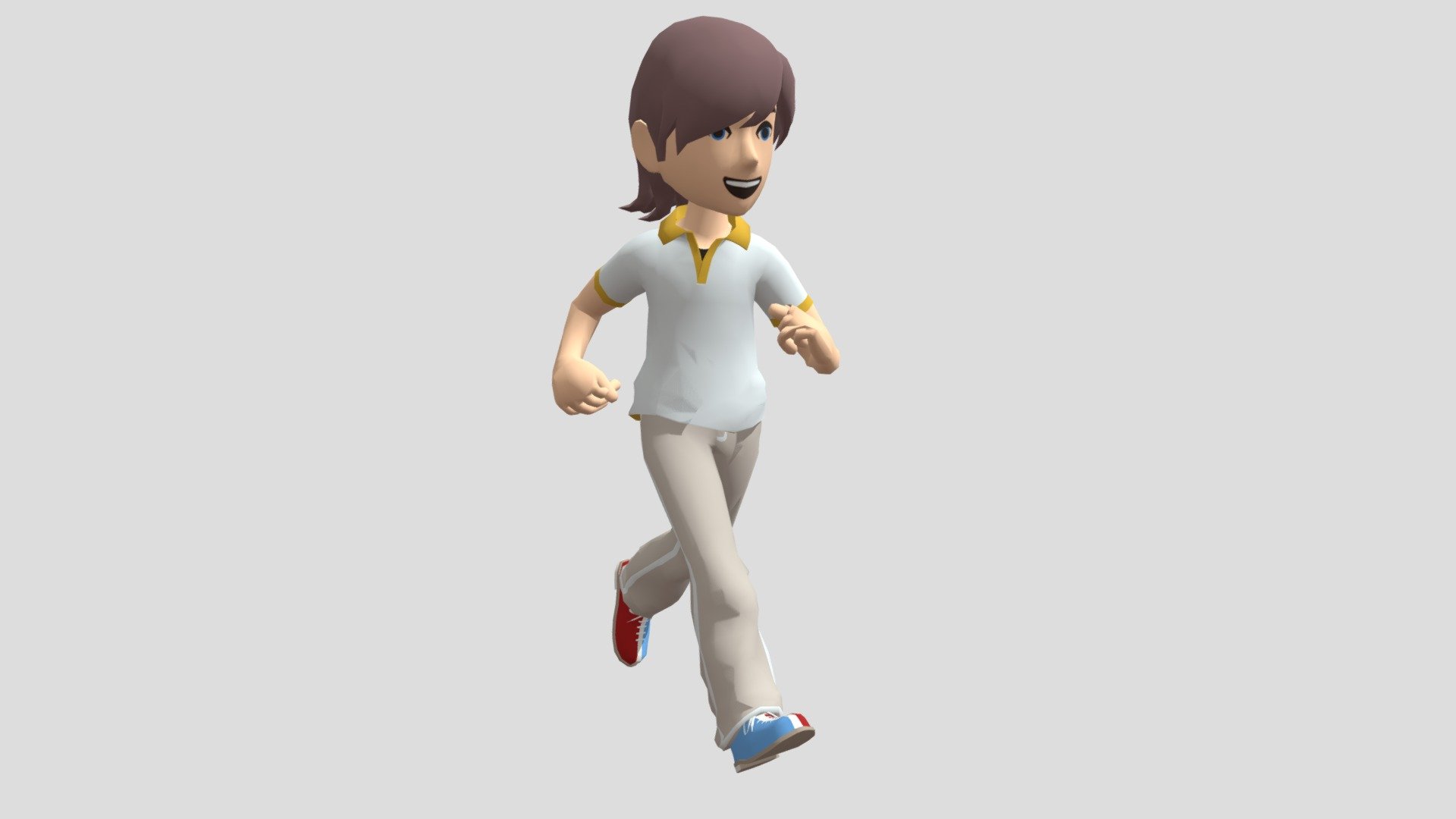 Boy Jogging - Download Free 3D model by Justin Rajan (@justin.rajan ...