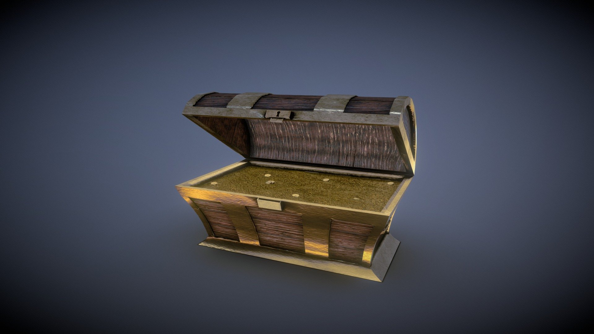 Treasure Chest - 3D model by Josh Nicholson (@Rasengan975) [a12e0fa ...