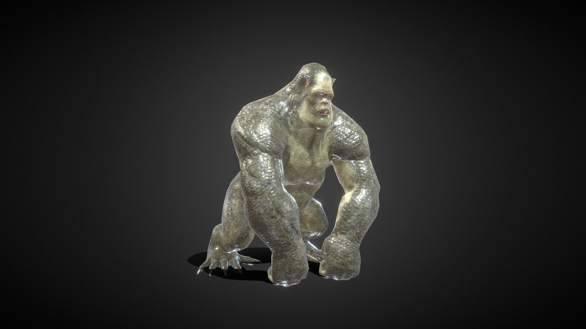 Fantasy Monster : Troll - 3D model by HATOGAME [a12f1a3] - Sketchfab