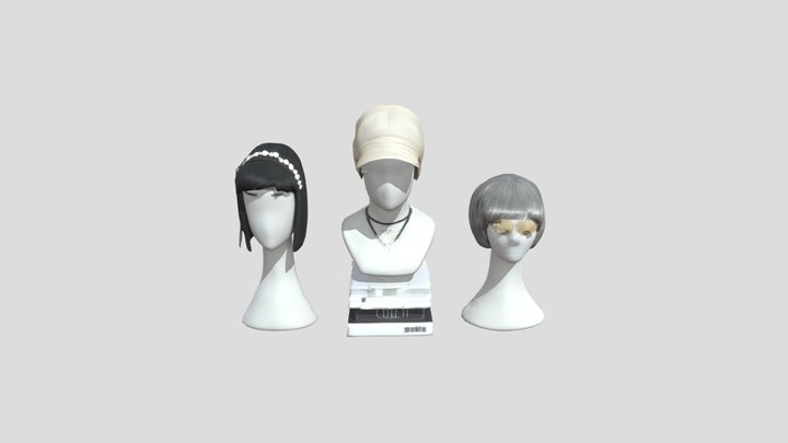 Wig 3D models - Sketchfab