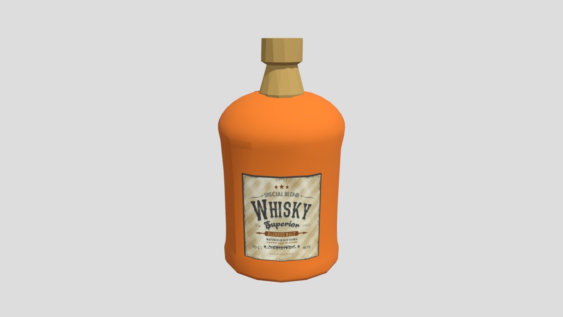 Whisky - 3D model by yosuam34 [a130d9e] - Sketchfab