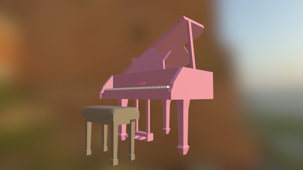toy_piano - 3D model by Irene (@Irenewang) [a132631] - Sketchfab