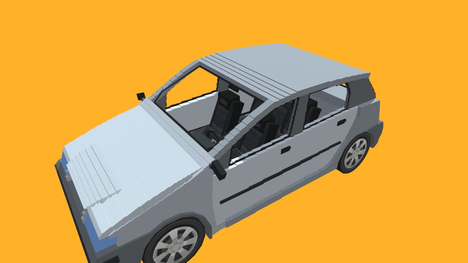 PixelMine | Fiat Punto - 3D model by PixelMine [a133eee] - Sketchfab