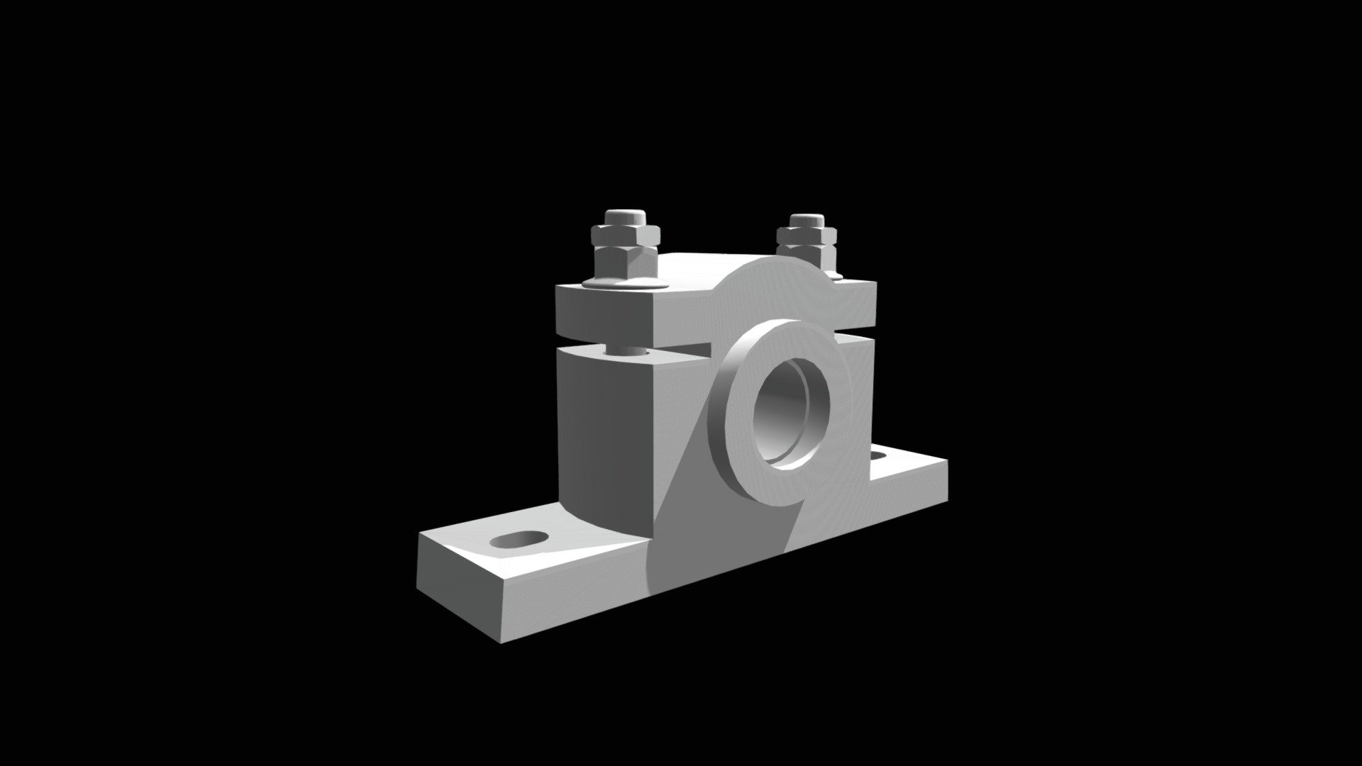 Plummer Block _wire - 3D model by J&J (@jurgenstienstra) [a1346c5 ...