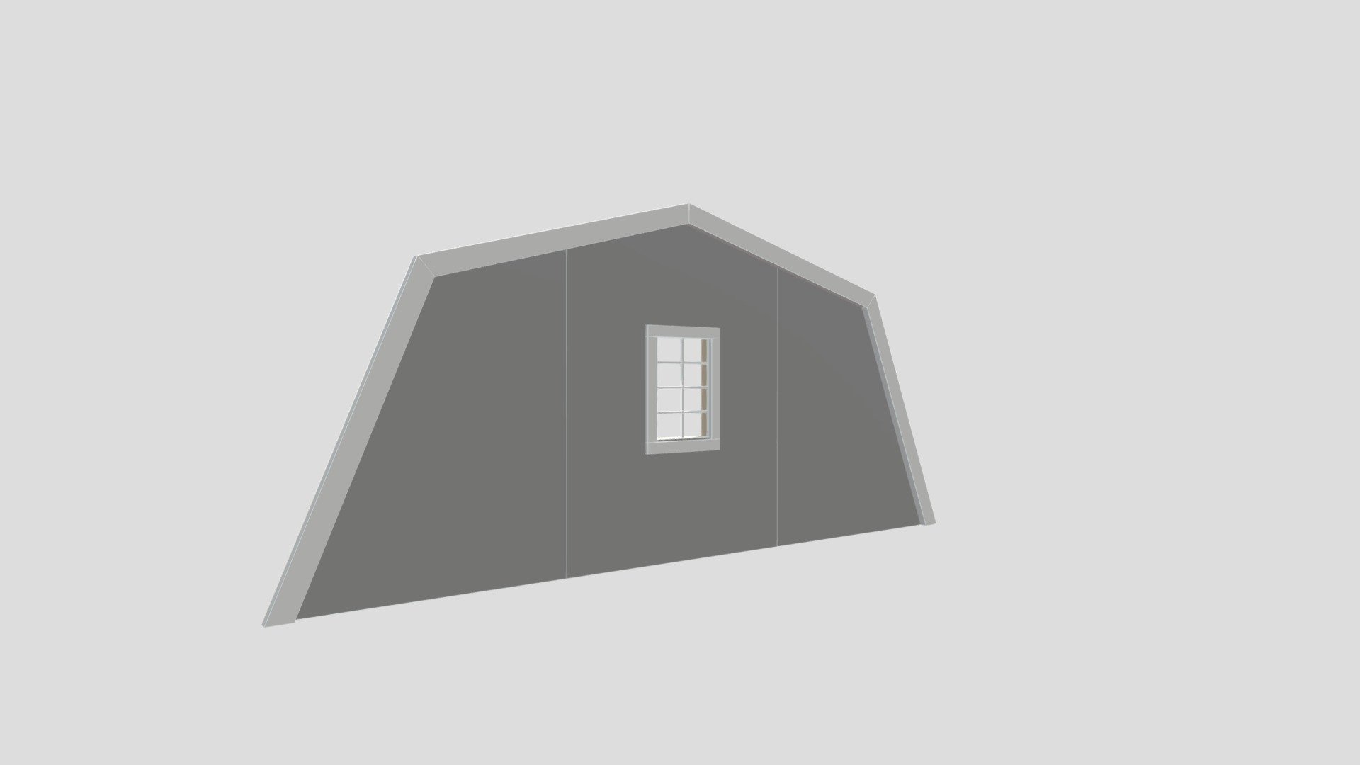 Window Option 12 ft Barn Top 12x18 Window - 3D model by shedinaday ...