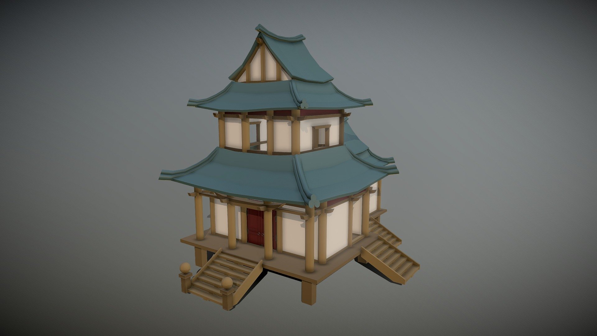 Stylized Dojo - Download Free 3D model by L. Virolainen (@LVirolainen) [a1386bb] - Sketchfab