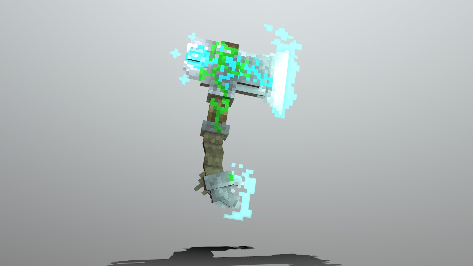 Fused Forest Crystal Axe - 3D model by SuperL (@SuperLuckys) [a139799 ...