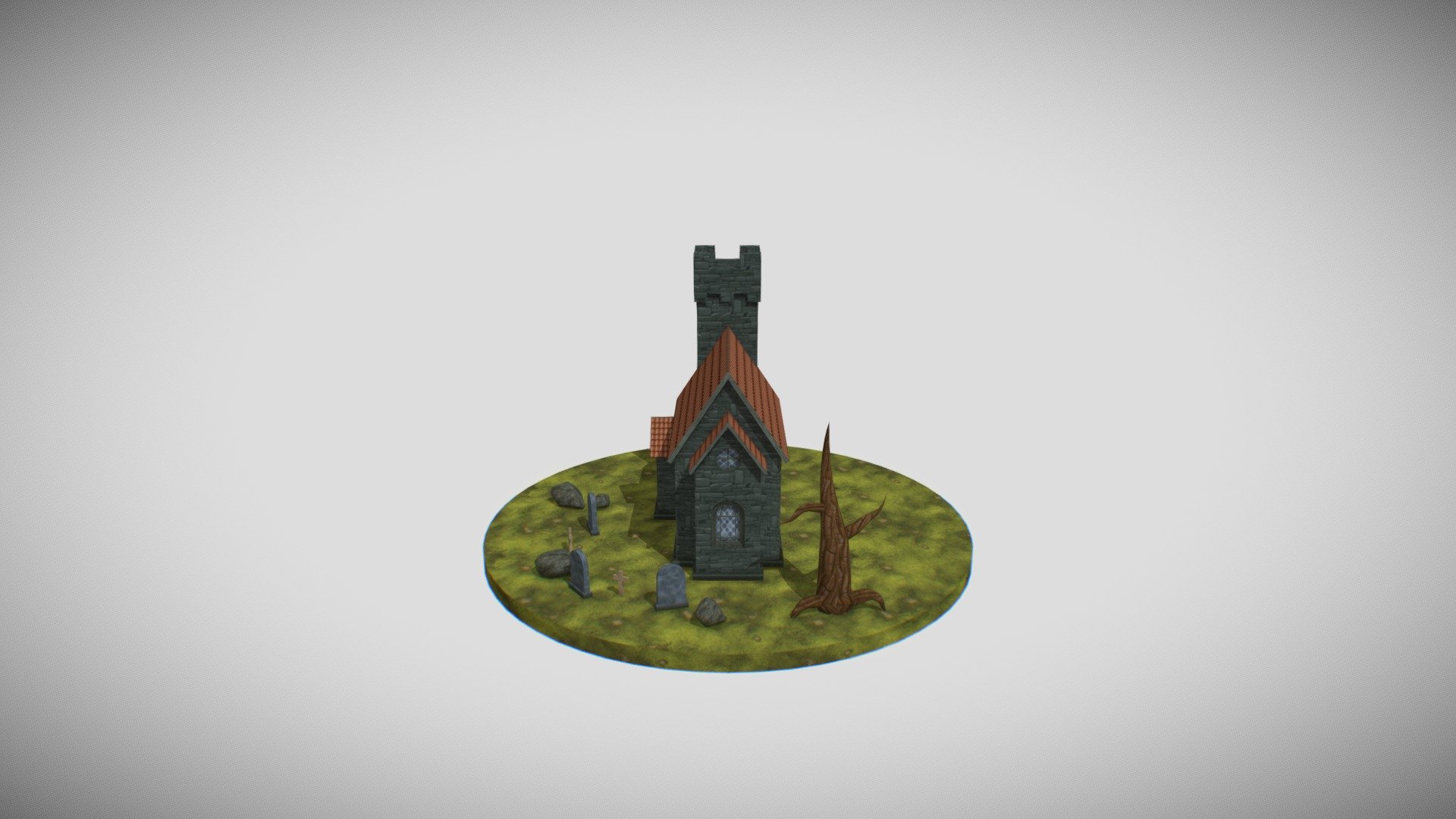 Cartoon Church - 3D model by nzd0002 [a13a0d8] - Sketchfab