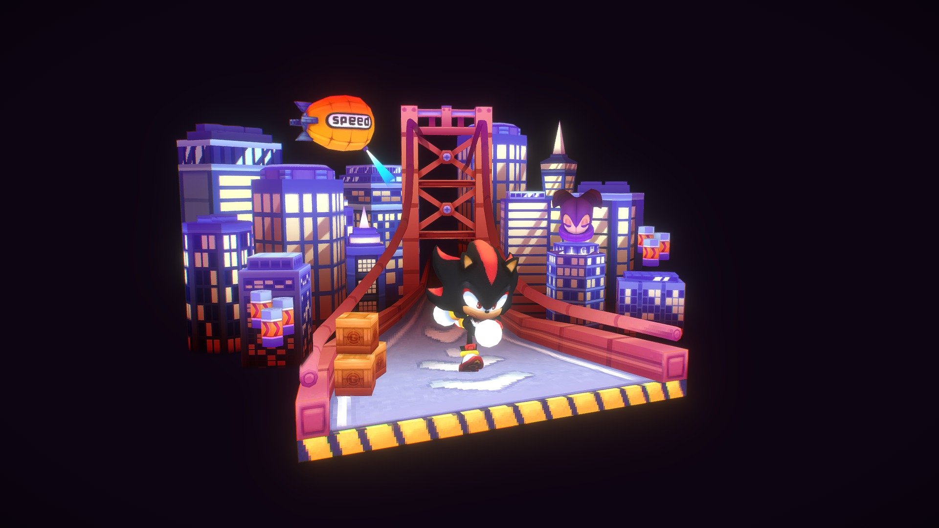 Radical Highway - 3D model by Sam Muniz (@kyutahub) [a13acd8] - Sketchfab