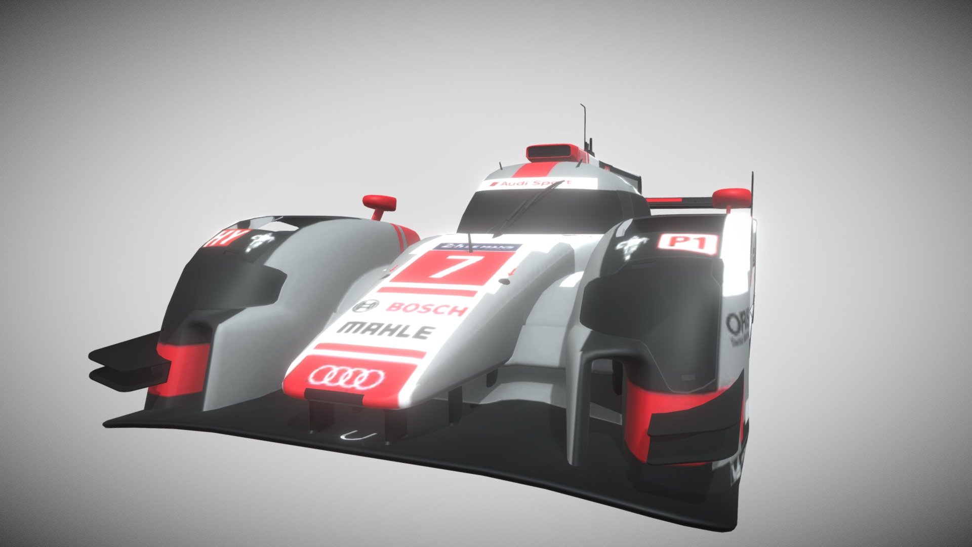 Audi R18 - Download Free 3D model by JUSTGAME [a13b4a5] - Sketchfab