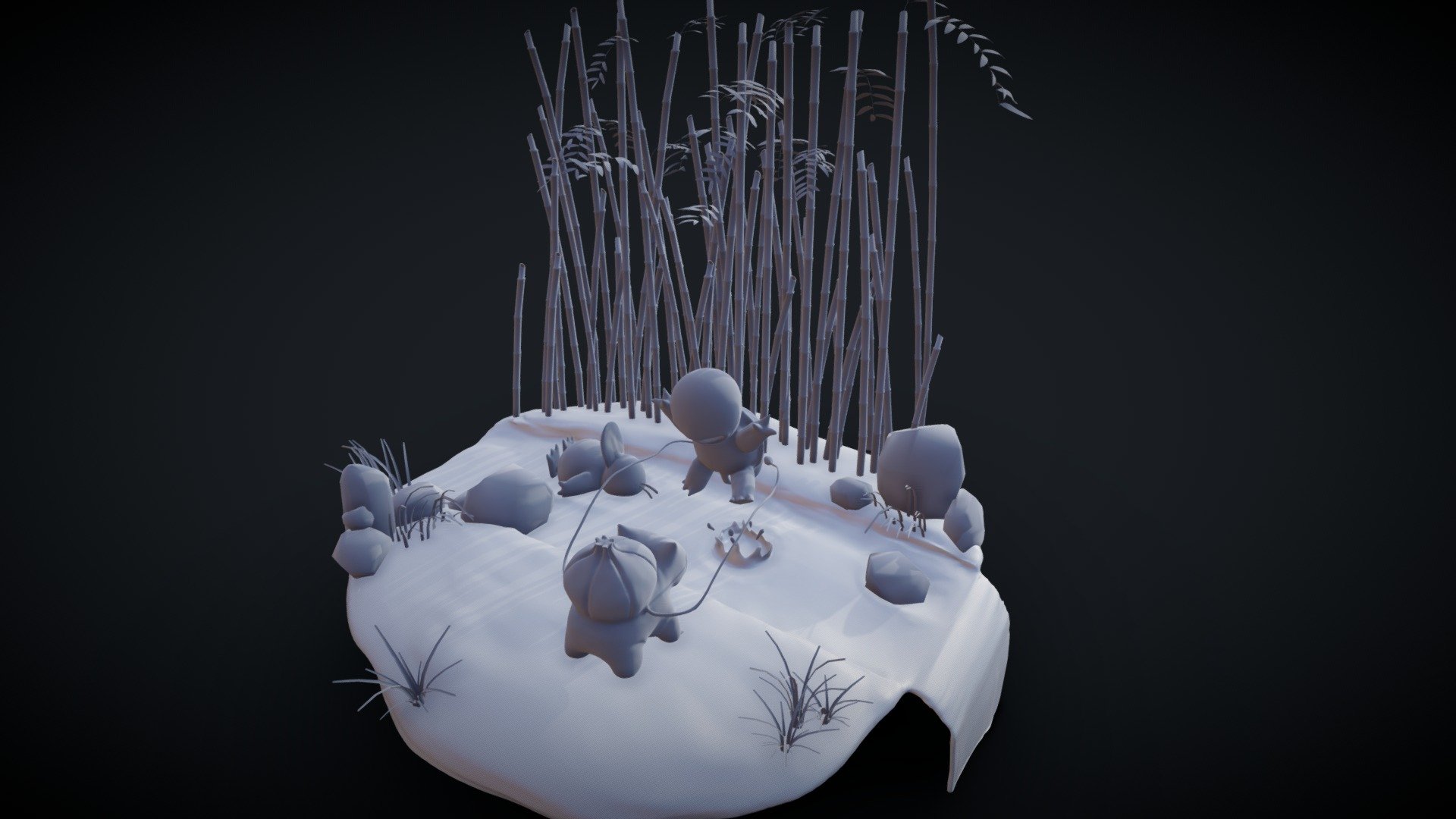 Pokemon Battle - Download Free 3D model by M Wildan Azmi (@tankina ...