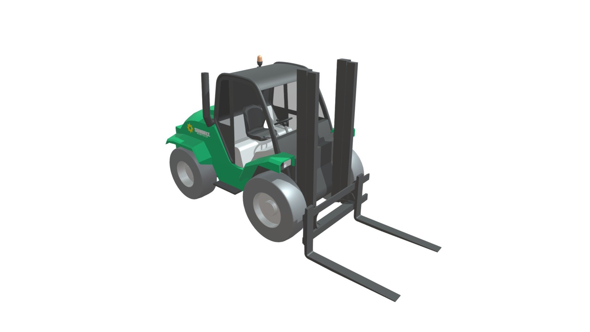 Sunbelt Rentals - Lift Truck - Manitou M264DST5 - 3D model by bimstore ...