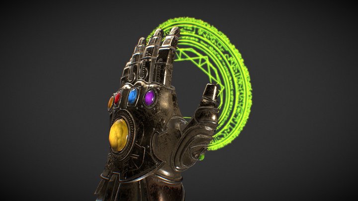 Thanos-gauntlet 3D models - Sketchfab