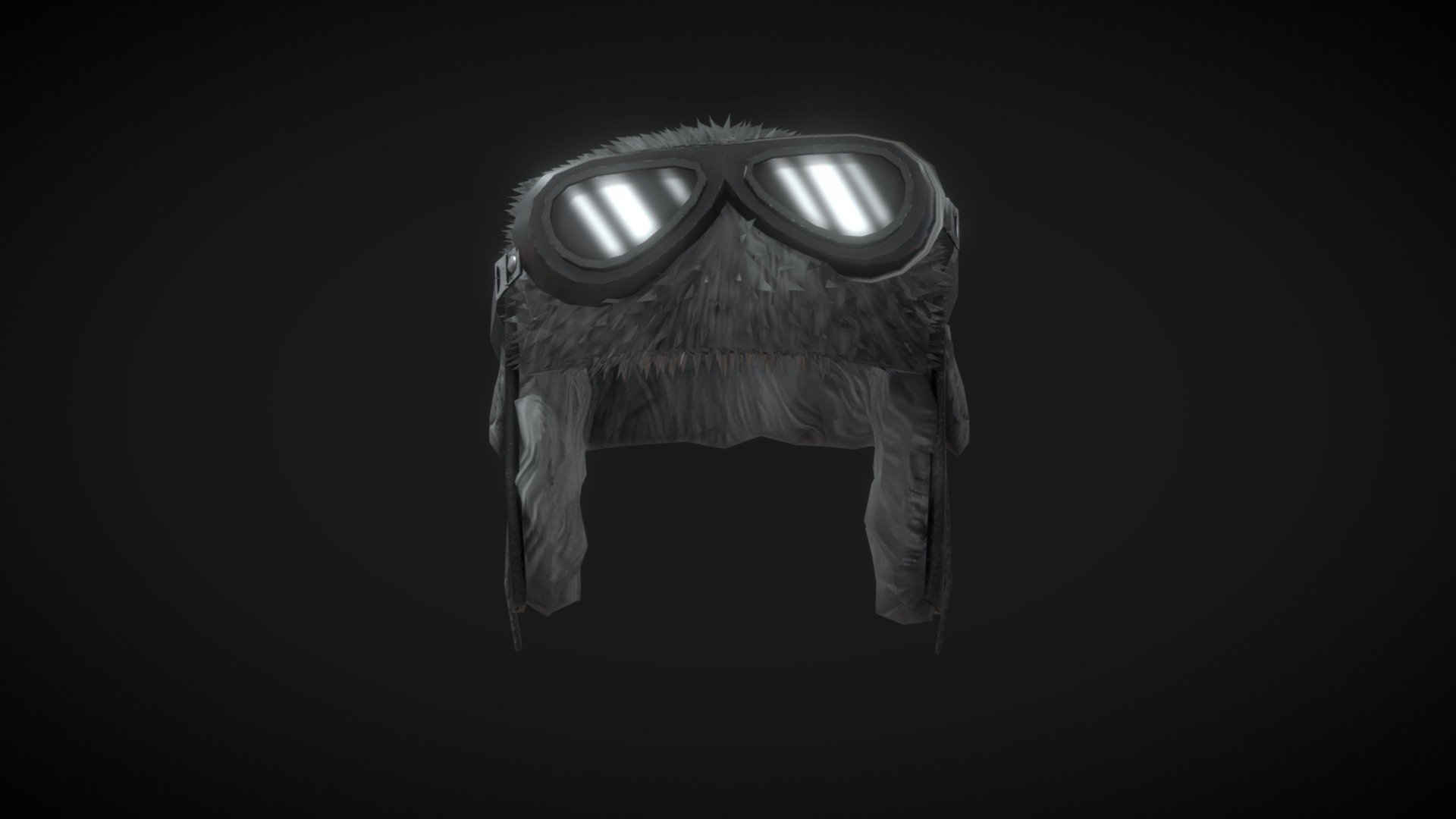 Black Ushanka With Goggles - Download Free 3D model by PhotonZero ...