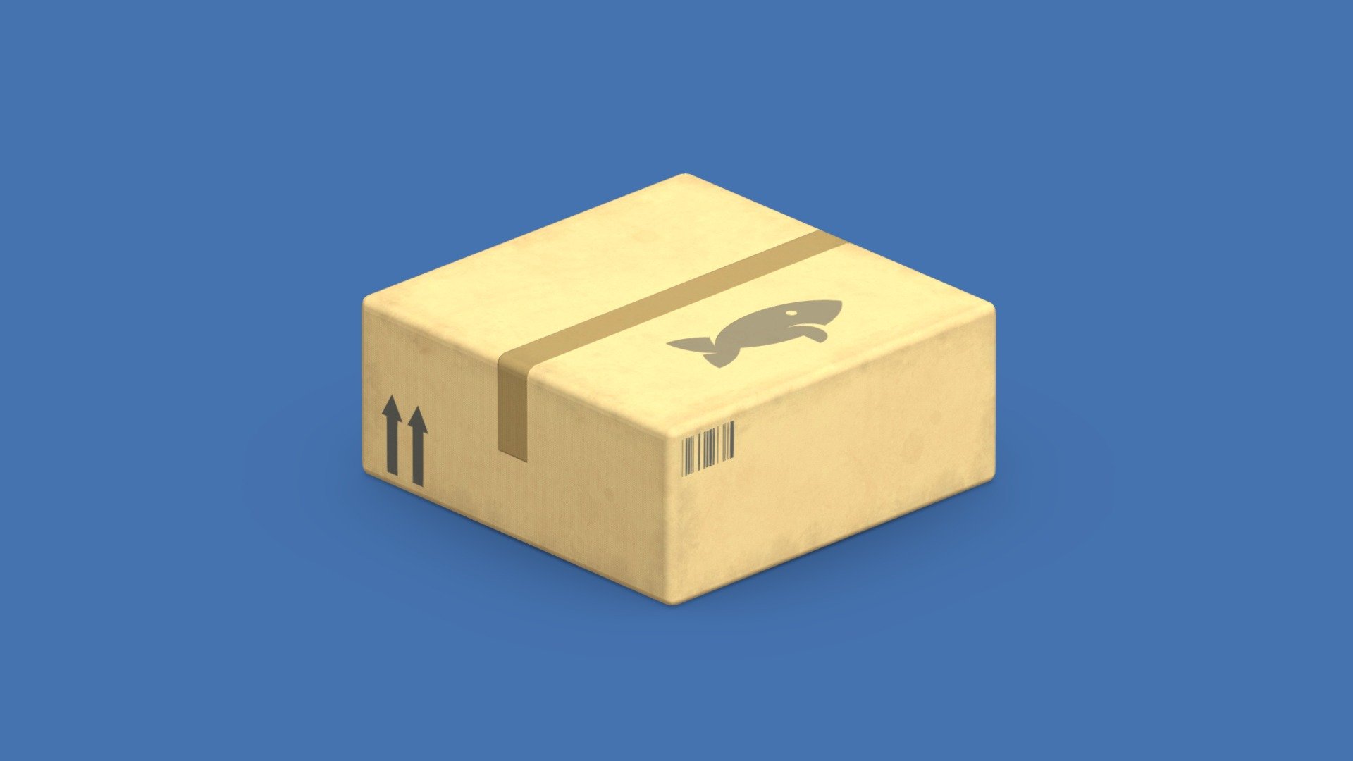 New cardboard box - 3D model by MissLumos [a13ed97] - Sketchfab