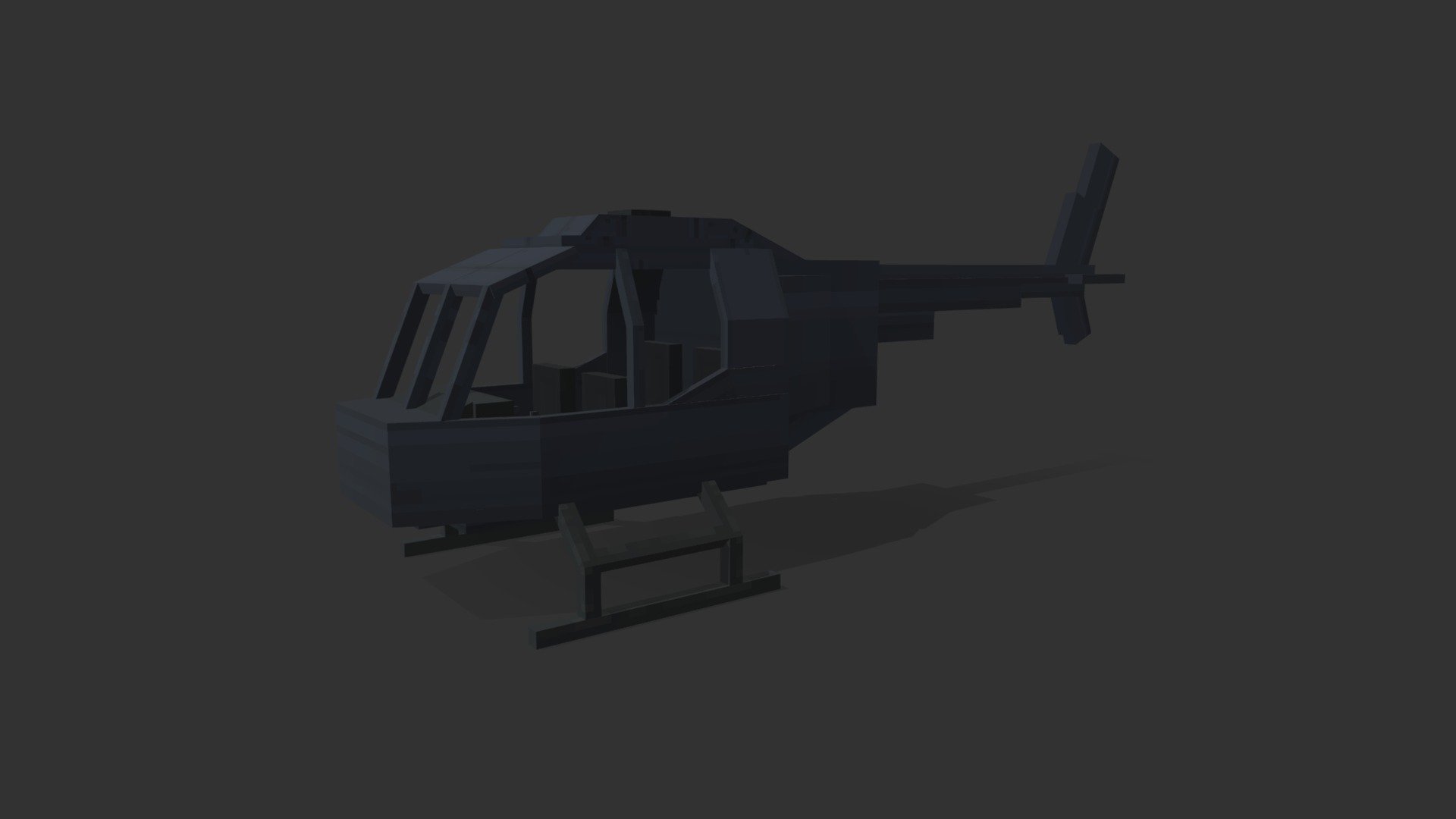 Helicopter - Minecraft Model - 3D model by LoveTherapy [a13f562 ...