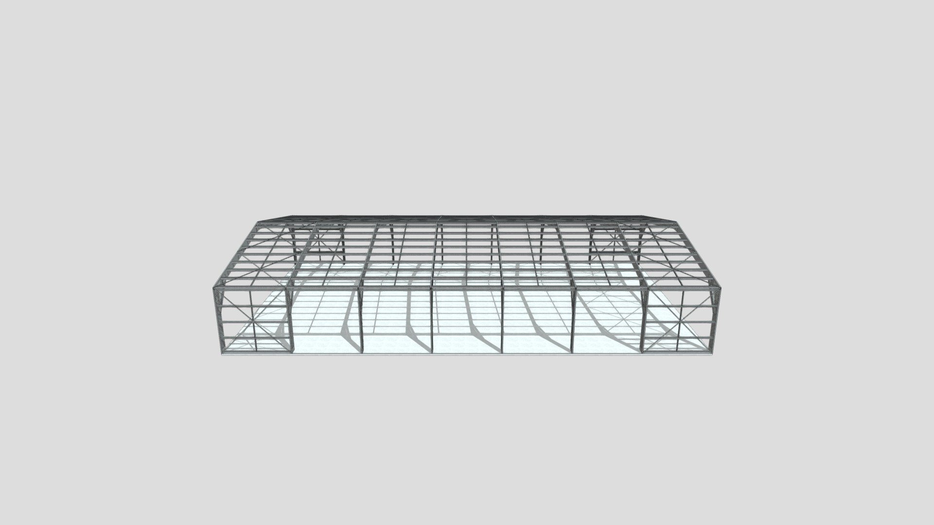 20.8m x 35m Cover - 3D model by Central Steel Framing ...
