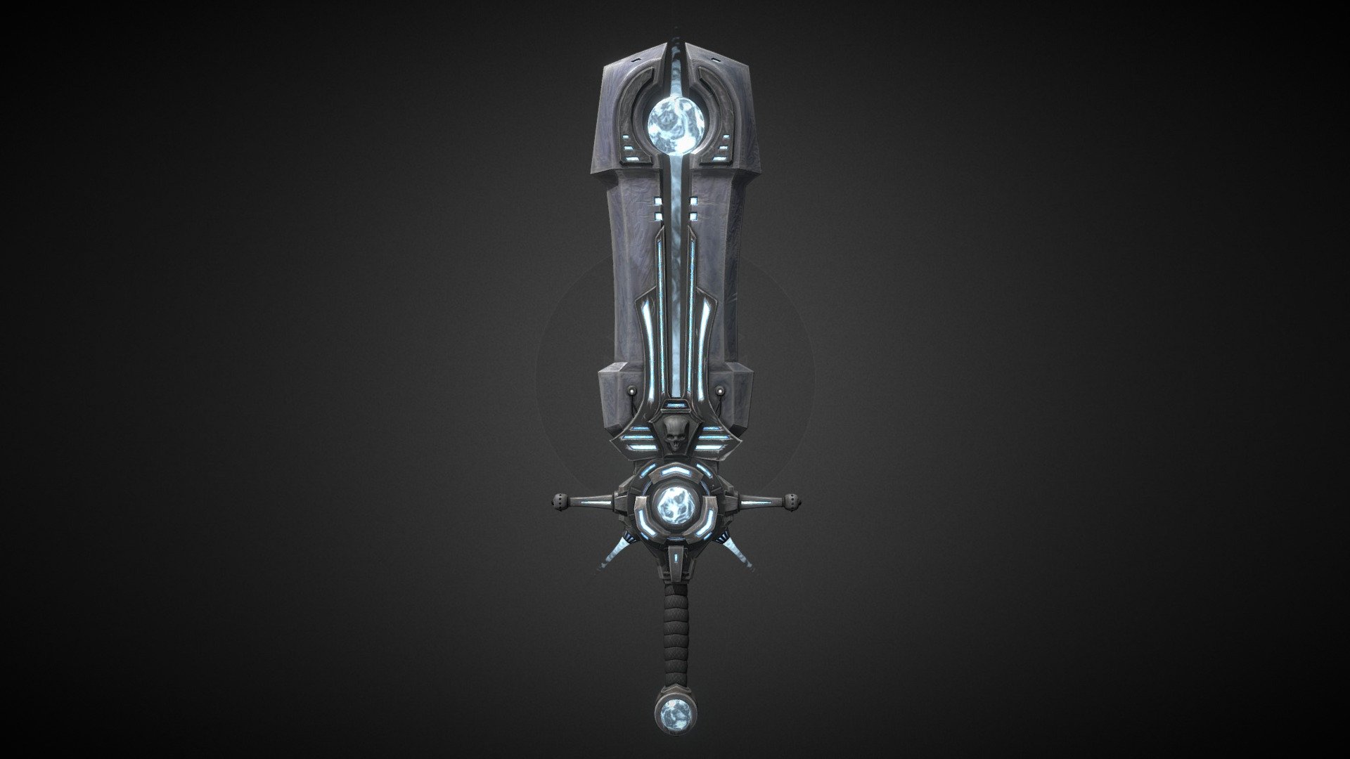 Sci-Fi Power Sword - 3D model by Allex_Spark [a143991] - Sketchfab