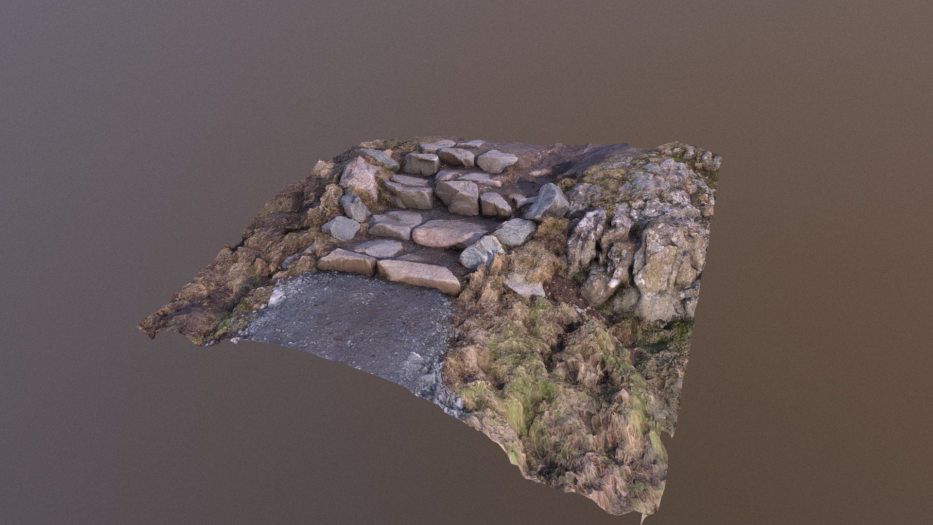 Stone pitching - upland path creation. - 3D model by Tracks Ecology ...